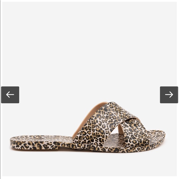 Shoes | Sassy Leopard Criss Cross Jelly Sandals | Poshmark